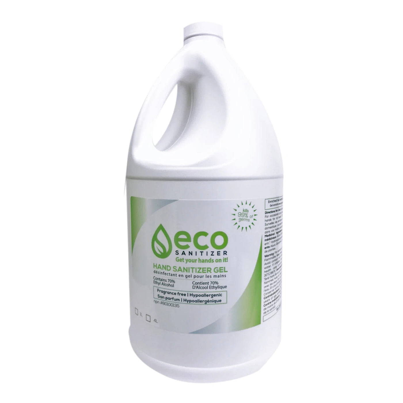 Gel Hand Sanitizer - 4L – ECOSAN Hygiene